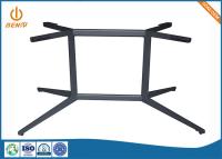 China Aluminum Alloy Restaurant Table Base 200x600mm with 1200x700mm Melamine Top for sale