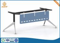 China Electroplated Office Furniture Die Casting Table Legs 1200W 750H Custom for sale