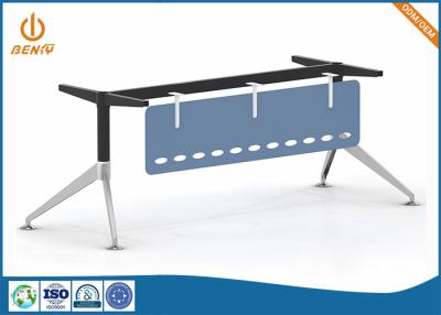 China Electroplated Office Furniture Die Casting Table Legs 1200W 750H Custom for sale