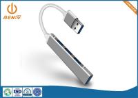 China USB-C 6-in-1 Aluminum Docking Station Hub CNC Machined Shell Adapter for Laptop for sale