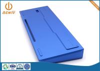 China Anodized Aluminum Keyboard Case Enclosure Multicolor CNC Machining for sale