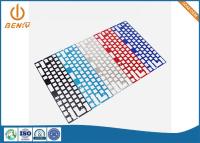 China Anodized Aluminum Keyboard Case Enclosure Multicolor CNC Machining for sale