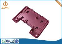 China Anodized Aluminum CNC Machined Parts Logo Laser Marking Mechanical Keyboard Enclosures for sale