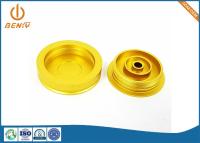 China Custom Precision CNC Turning Aerospace Parts ±0.005mm Tolerance Gold Plating for sale