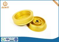 China Custom Precision CNC Turning Aerospace Parts ±0.005mm Tolerance Gold Plating for sale