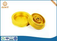 China Custom Precision CNC Turning Aerospace Parts ±0.005mm Tolerance Gold Plating for sale