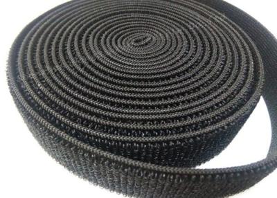 China Black 50mm Waterproof Elastic Hook and Loop Tape High Strength Stretch Cable Ties for sale