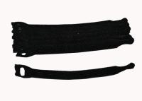 China Reusable Blue Hook and Loop Cable Ties 50 Pack 15cm x 2cm Nylon Adhesive Fastening Straps for sale