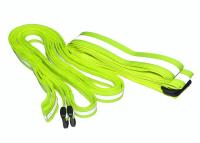 China Reusable Nylon Hook and Loop Cable Ties with Buckle 20mm Width 18cm Length 10pcs for sale