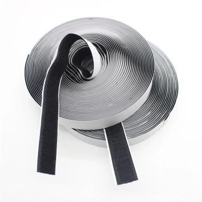 China Eco Friendly Heat Resistant 2mm Double Sided Sticky Velcro Tape 10mm-100mm for sale