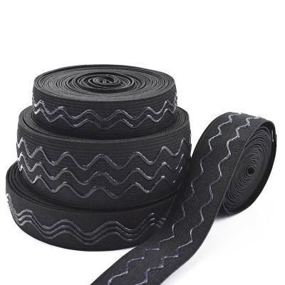 China 50mm Width 20 Yards Anti-Slip Elastic Hook and Loop Strap for Luggage Bags for sale