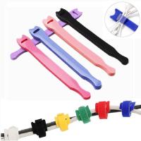 China 100% Nylon 1/2 Inch Wide Hook and Loop Cable Ties SGS Certified Reusable for sale