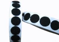 China Self Adhesive Hook and Loop Dots 1 Roll Heavy Duty 2500 Peeling Cycles Custom Logo for sale