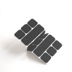 China Self Adhesive Hook and Loop Dots 60% Nylon 40% Polyester 2500 Peeling Black for sale