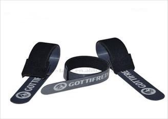 China Reusable Double Sided Hook and Loop Cable Ties Nylon Strap 2cm Width Custom Logo for sale
