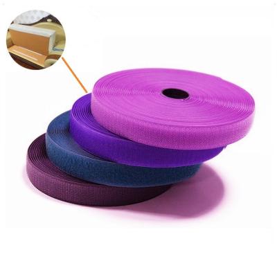 China Grade A Nylon Hook and Loop Fastener Tape 10mm to 180mm Width for Garments Shoes for sale