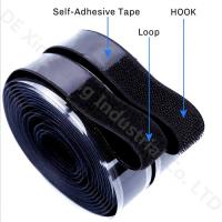 China Strong sticky Self Adhesive Hook and Loop Tape 100% Nylon Back Gule Fasteners Hook and Loop for sale