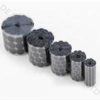 China 16MM Adhesive Backed Hook And Loop Tape , Round  Fasteners On One Roll for sale