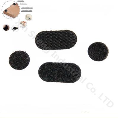 China Self Adhesive Hook and Loop Dots 10mm Heavy Duty Round Fasteners for Cable Management for sale