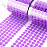 China Self-Adhesive Hook and Loop Dots 25mm Round Heavy Duty Nylon Fastening Tape for sale