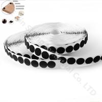 China Customized Self Adhesive Hook and Loop Dots 3/4 Inch Heavy Duty with Hot Melt Glue for sale