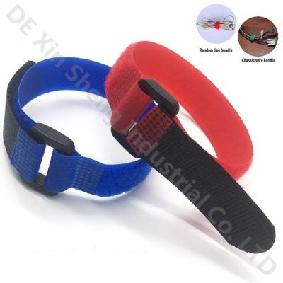 China 25mm Width 60% Nylon Hook And Loop Straps For Luggage Fastening for sale