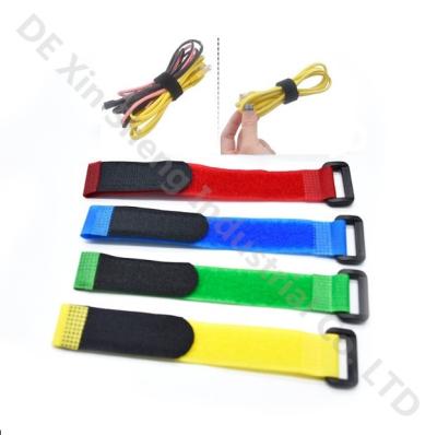 China High Fastness Metal Buckle Hook And Loop Straps Silk Printing for sale