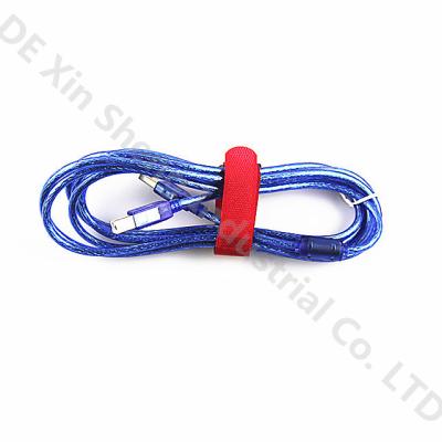 China Curtain Design Hook and Loop Straps Adjustable 50cm Plastic Hook Clasp Reusable Cable Ties for sale