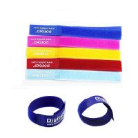China Customizable Hook and Loop Cable Ties 100% Nylon Reusable 50000 Cycles for sale