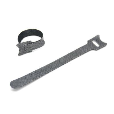 China Heavy Duty nylon T shape hook and loop cable tie One Wrap Cable Ties , Water Proof  Tie Wraps for sale
