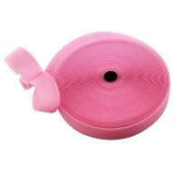 China 25m / Roll 100% Nylon Velcro Adhesive Tape Pink Multifunction for sale