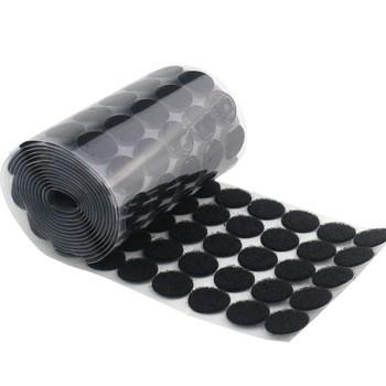China Self Adhesive Hook and Loop Dots 110mm 60% Nylon Heavy Duty Custom Shape for sale
