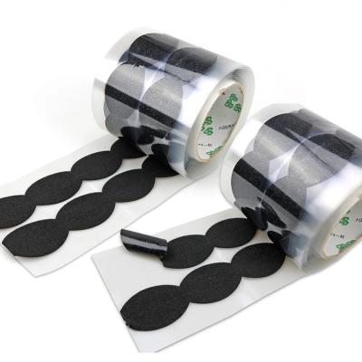 China Eco Friendly Self Adhesive Hook and Loop Dots 2500 Times Peeling Nylon Fasteners for sale