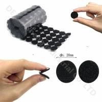 China Super Sticky Self Adhesive Hook And Loop Dots With Hot Melt Glue for sale