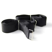 China Nylon 300mm Hook and Loop Velcro Pallet Straps Adjustable Reusable for Cargo Transport for sale