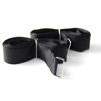 China Nylon 300mm Hook and Loop Velcro Pallet Straps Adjustable Reusable for Cargo Transport for sale