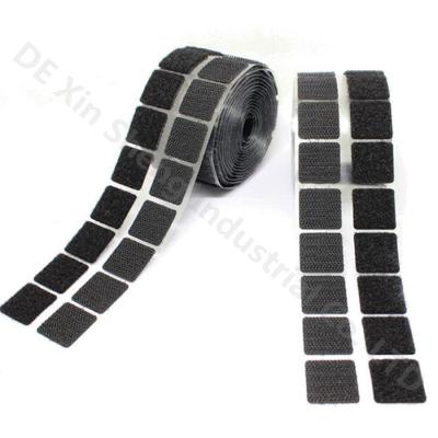 China High Strength 110mm Width Hook And Loop Squares With Strong Sticky Adhesive for sale