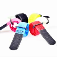 China Self Locking Hook and Loop Adjustable Strap 40mm Colored Strong Velcro Straps for sale
