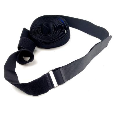 China 100%nylon ROSH Hook And Loop Strap Metal Buckle velcro tie down strap with logo printed for sale