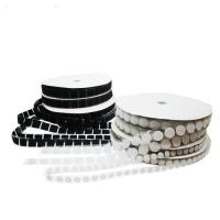China Die Cut Adhesive Hook And Loop Dot 60% Nylon For Sofa Random Color for sale