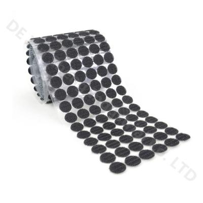 China 110mm Width Hotmelt Glue Hook And Loop Dots 50yards/Roll Any Color for sale