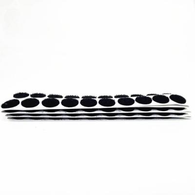China Custom Adhesive Hook and Loop Dots 50 Yards Roll Heavy Duty Self Adhesive Fastening Tape for sale