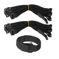 China Self-Adhesive Baggage Binding 10mm Magic Hook Loop Straps ROHS Velcro 50cm for sale