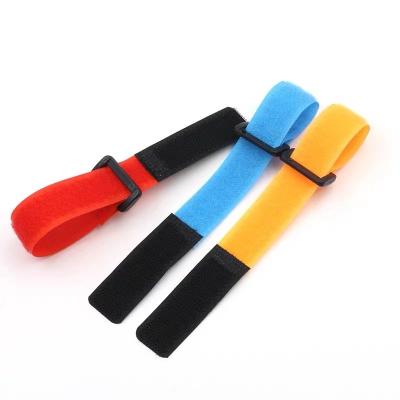 China Nylon Reusable Hook and Loop Straps with Custom Logo Printing and Eco-Friendly Design for Secure Cable Management for sale