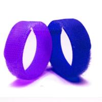 China Reusable 15mm Hook and Loop Cable Ties Nylon 100 Percent Adjustable Wire Management Straps for sale