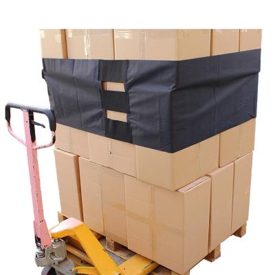 China Logistic Reusable Pallet Straps 3.8cm x 550cm Heavy Duty Hook and Loop Cargo Securing Belt for sale