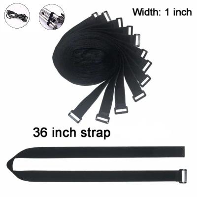 China Durable Reusable Hook and Loop Straps with Plastic Buckle 50,000 Cycle Life for sale