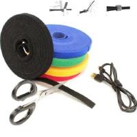 China Width 2.5cm Double Sided Self Adhesive Velcro Tape Velcro Wire Ties for sale