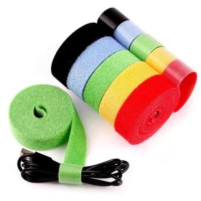 China Self Gripping Double Sided Velcro Tape PP Nylon Hook And Loop Tape for sale
