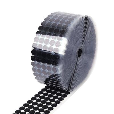 China Nylon Tape Self Adhesive 15mm Hook And Loop Fastener Dots Velcro Coins for sale